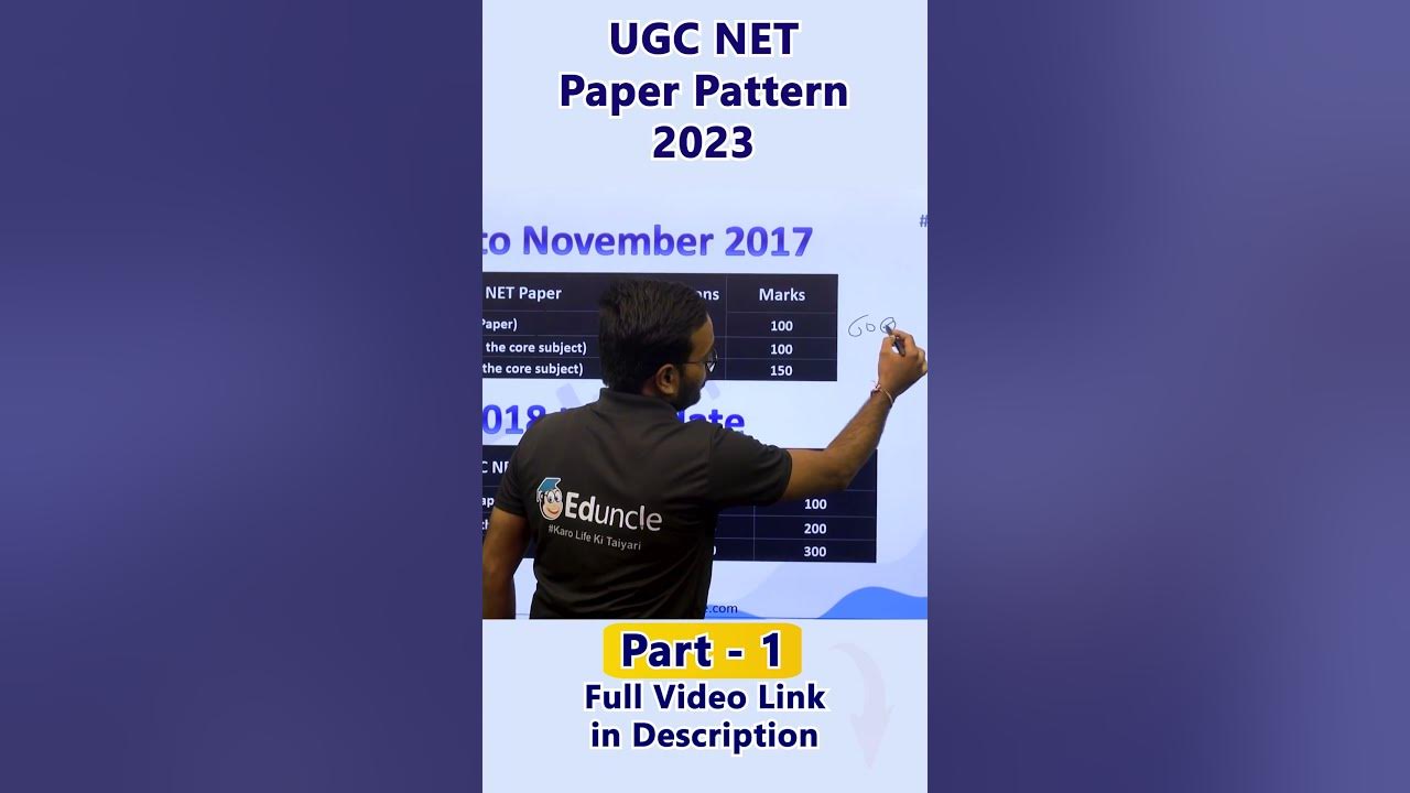 UGC NET Exam Paper Pattern Part 1 #ugcnet #shorts - YouTube
