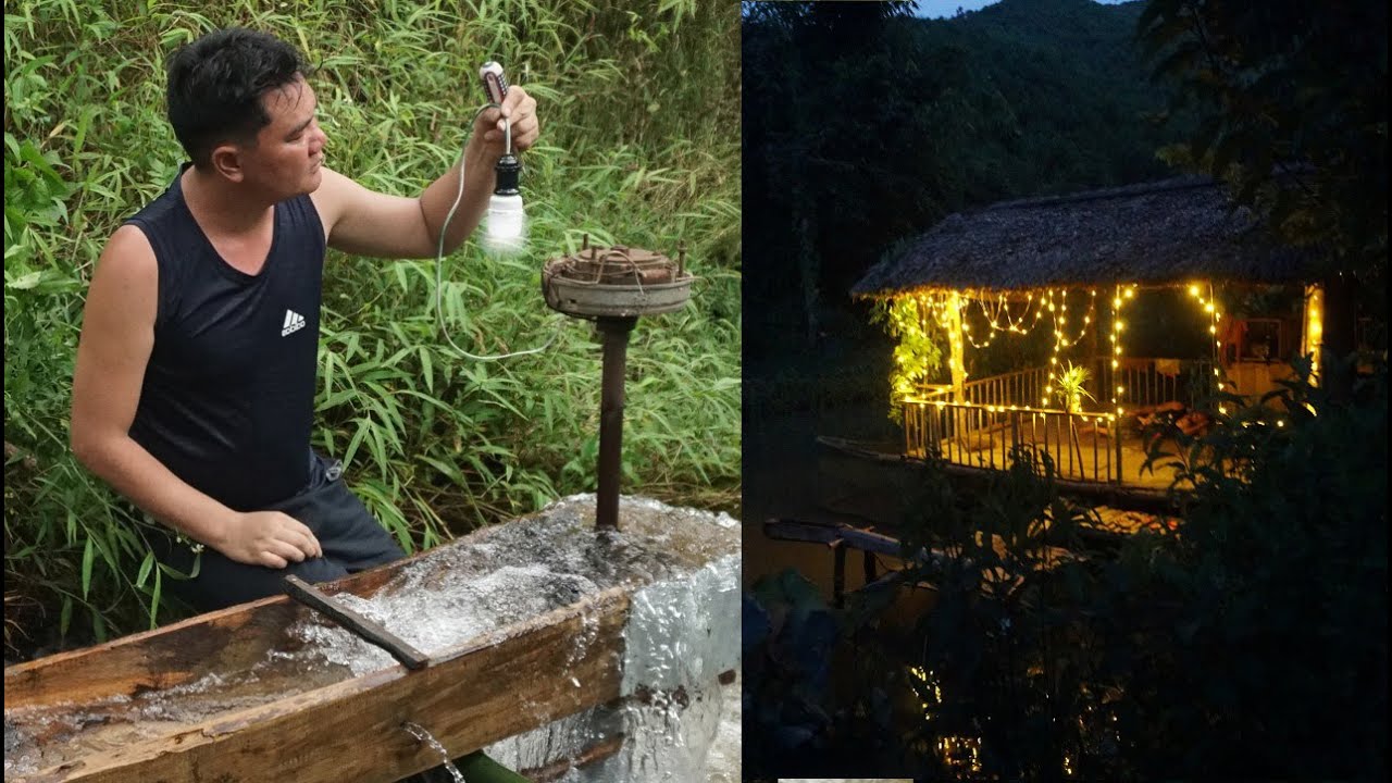 Free electricity from water - Build a water-powered generator for a ...