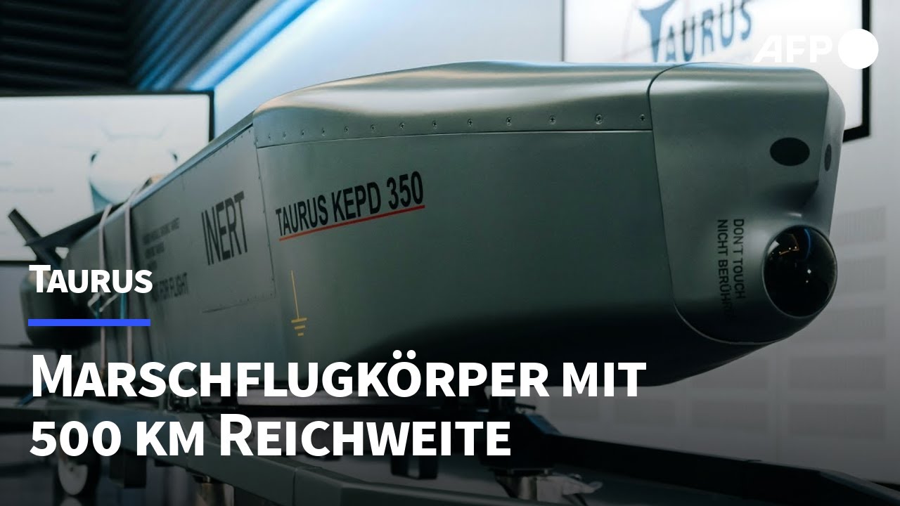 Kurz erklärt: Der Marschflugkörper Taurus | AFP - YouTube
