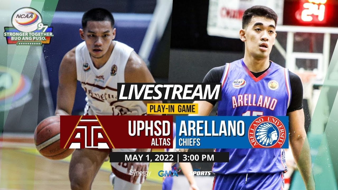 NCAA Season 97: UPHSD Altas vs. Arellano Chiefs (Men's Basketball: Play ...