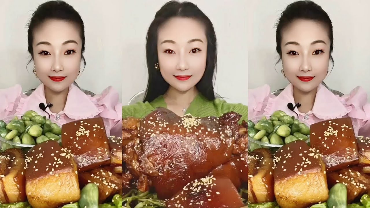 Braised Pork Belly Mukbang | 중국삼겹살찜 먹방,매운 돼지갈비 먹방 | 중국먹방/삼겹살/통족발/동파육 ...