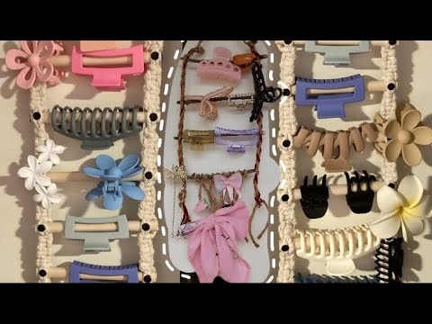 DIY claw clip hanger|| Inspired by Pinterest - YouTube
