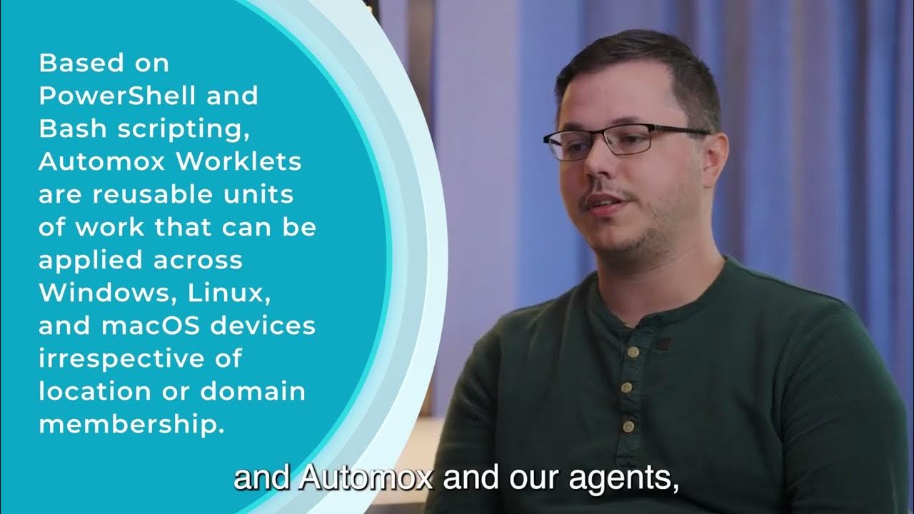 ITOps Manager David van Heerden on Automox Worklets - YouTube