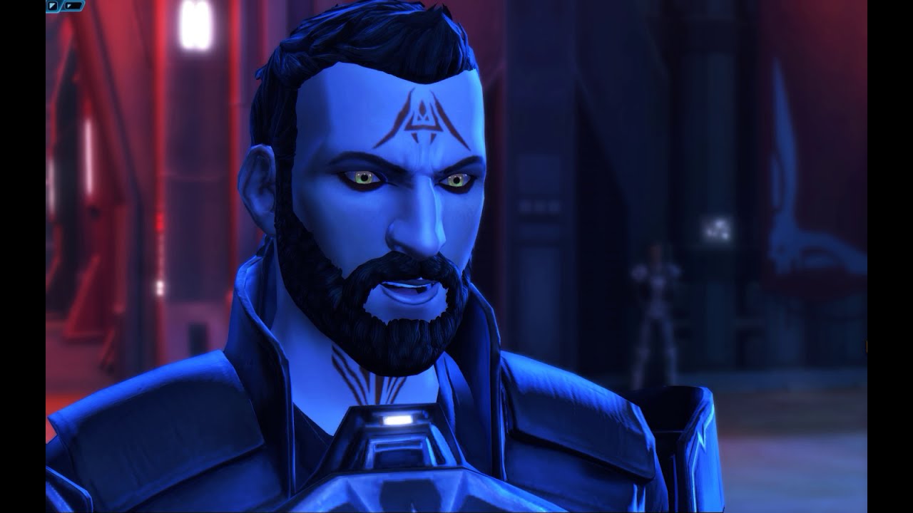 STAR WARS The old republic Sith warrior Fight with Darth Baras intro ...