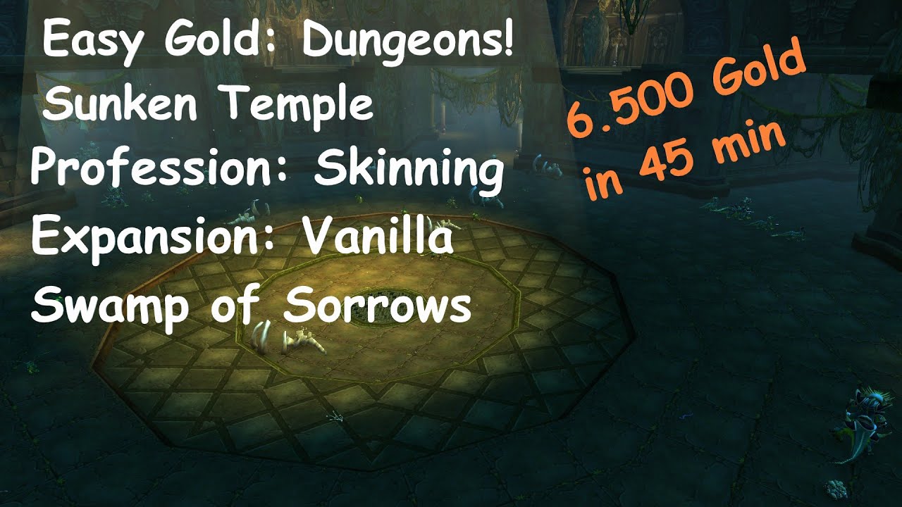 Easy 6 500 GOLD with Dungeon Sunken Temple - YouTube
