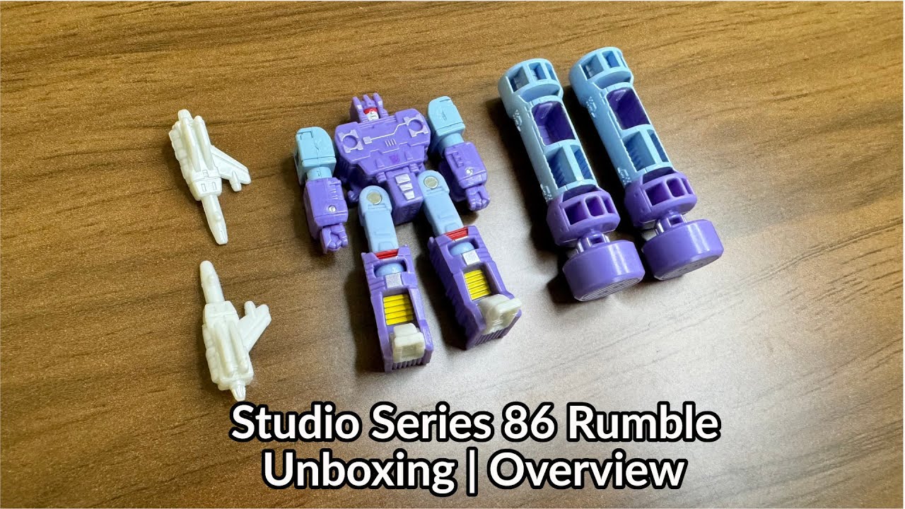 Transformers Studio Series 86 | Rumble | Unboxing | Overview - YouTube