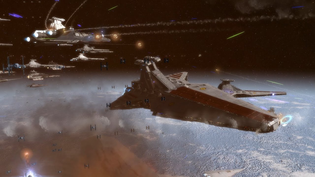 Empire at war FOC - Space Battle at the Kuat System - Republic VS ...
