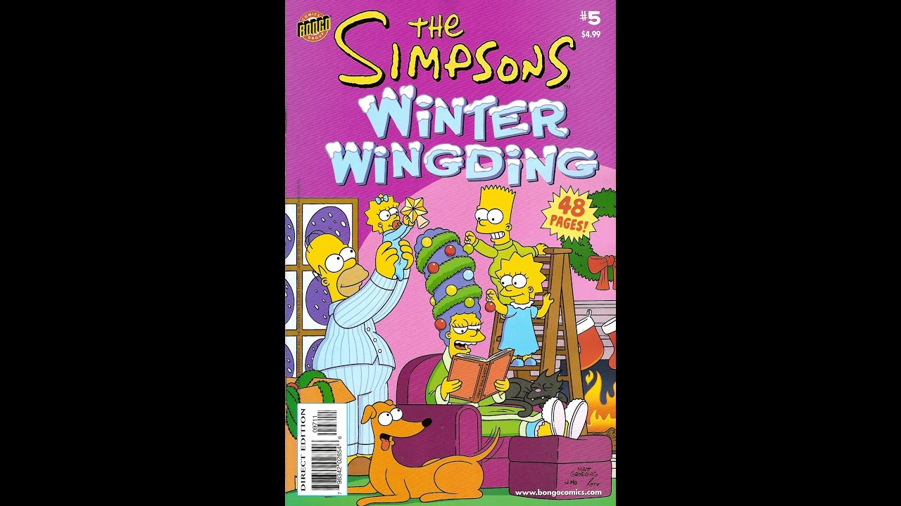 The Simpsons Winter Wingding Comics 05 - YouTube