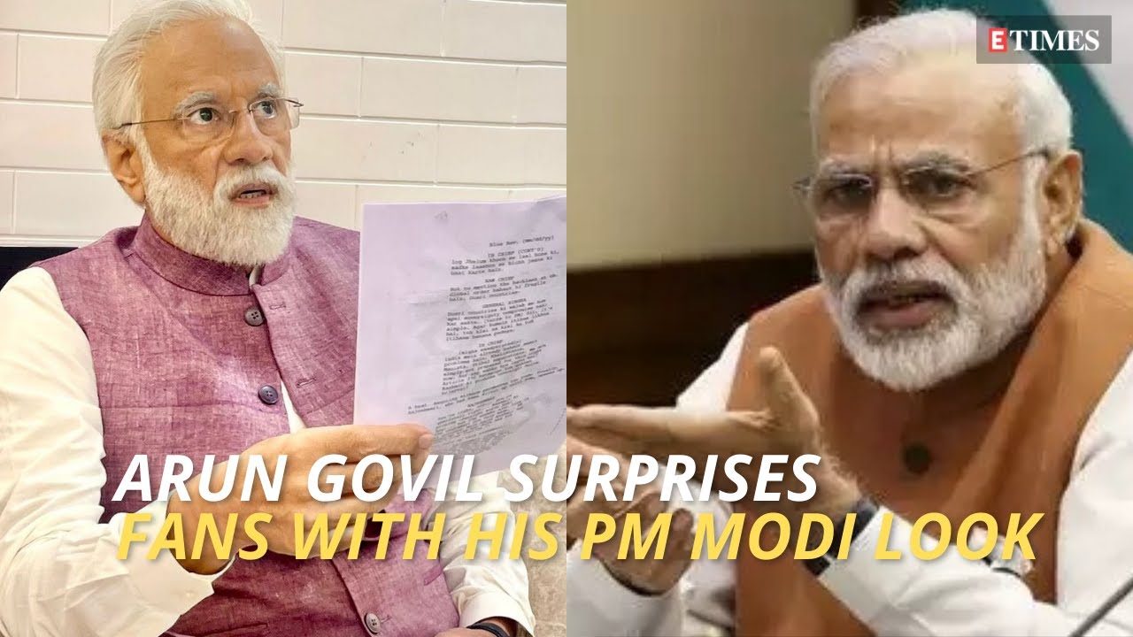 Arun Govil's look as PM Narendra Modi in Yami Gautam's 'Article 370 ...