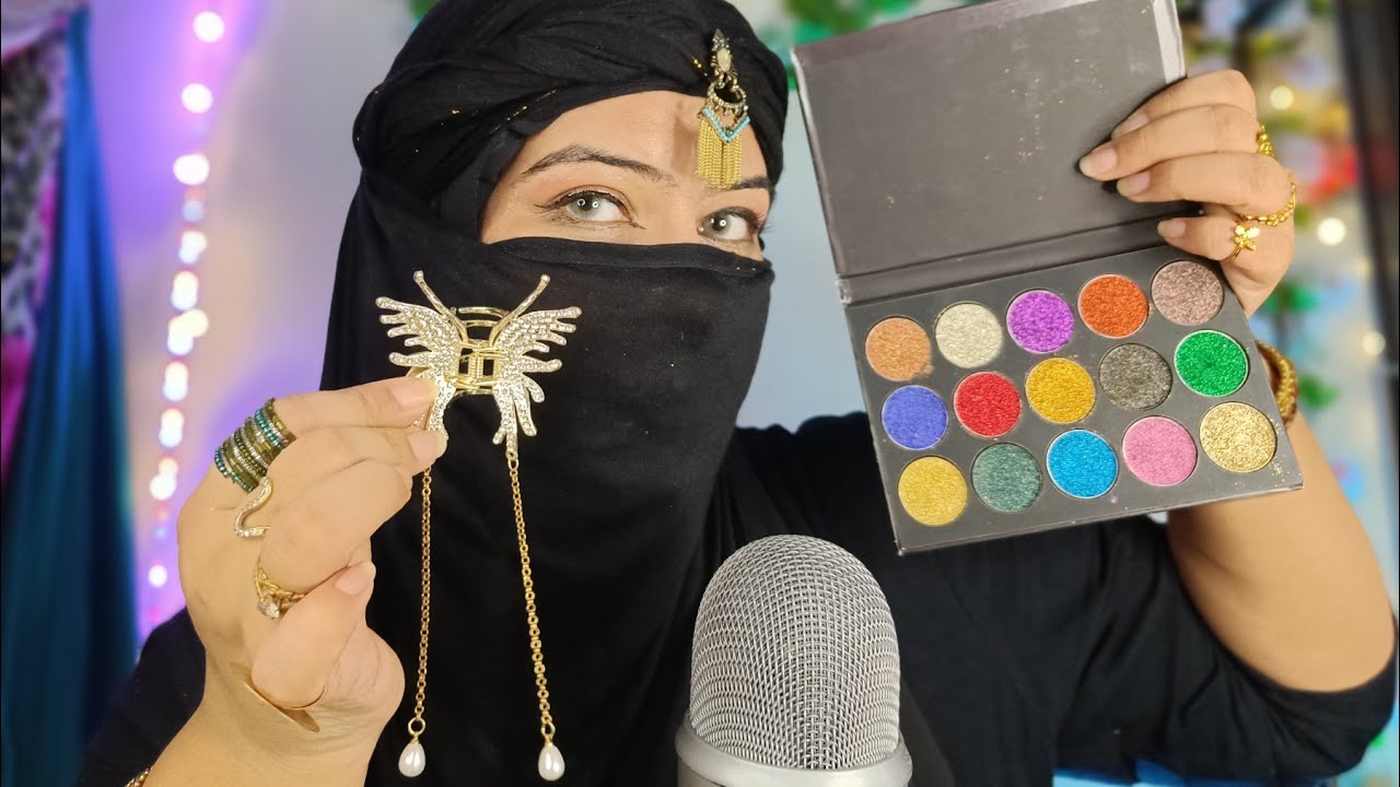 💄HABIBI doing your Quick makeup ASMR 💋 #fastandaggressiveasmr #tingles ...