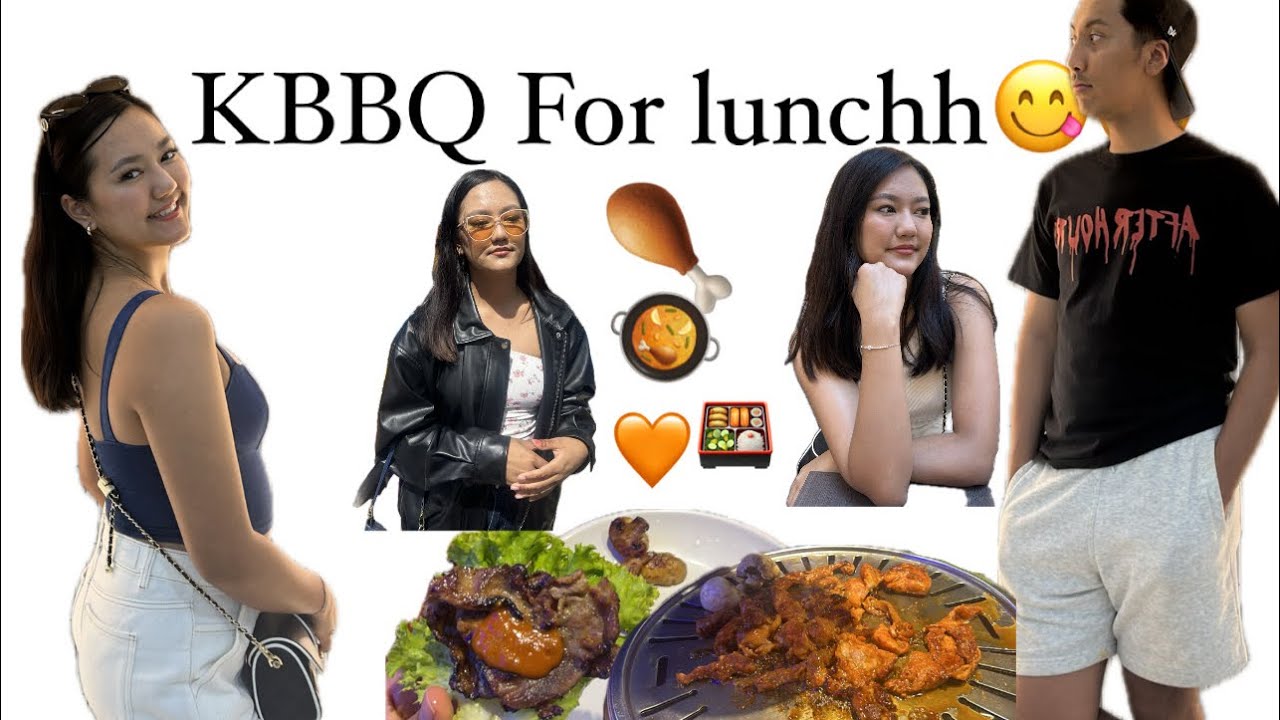 Few Days In my life😻 KBBQ for lunch🤭 So funn🍱 Buffet BBQ🧡🧡 - YouTube