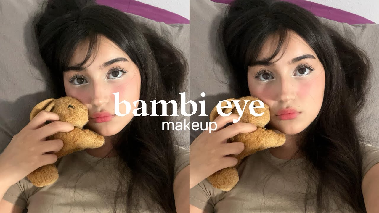 Bambi eye makeup tutorial tutorial explicado detalladamente 🦌 - YouTube