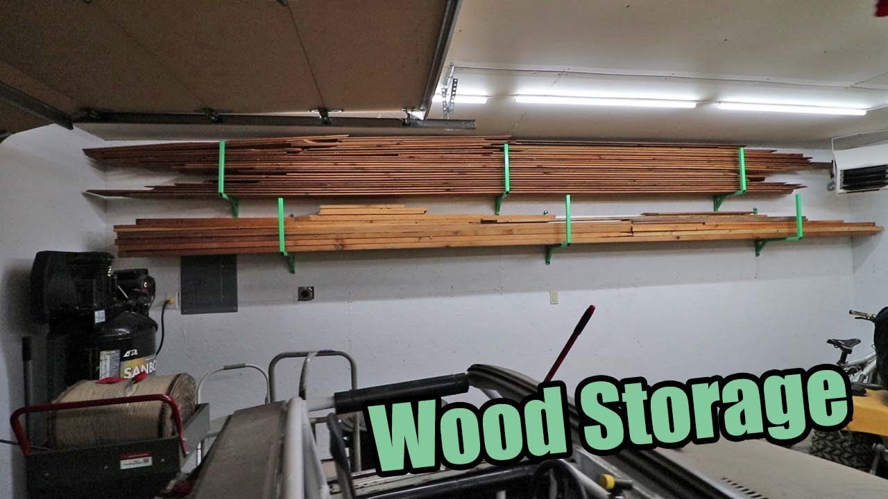 Custom Built Wood or Steel Storage Shelves / Garage Organization - YouTube