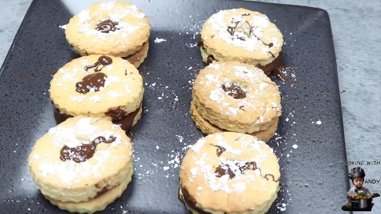 Andy's Exquisite, delicious Italian Chocolate Cream Cookies "Cooking ...