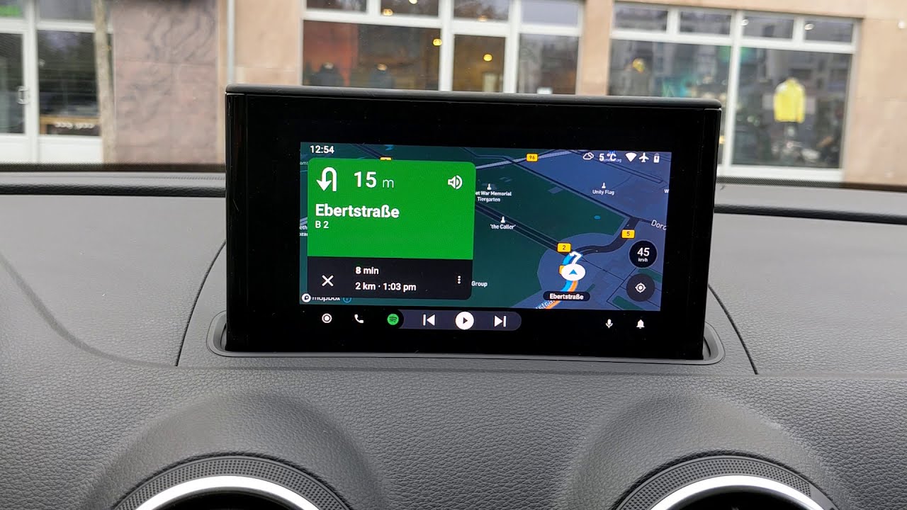 AutoZen app, Android auto alternative mirrored in Audi A3 - YouTube