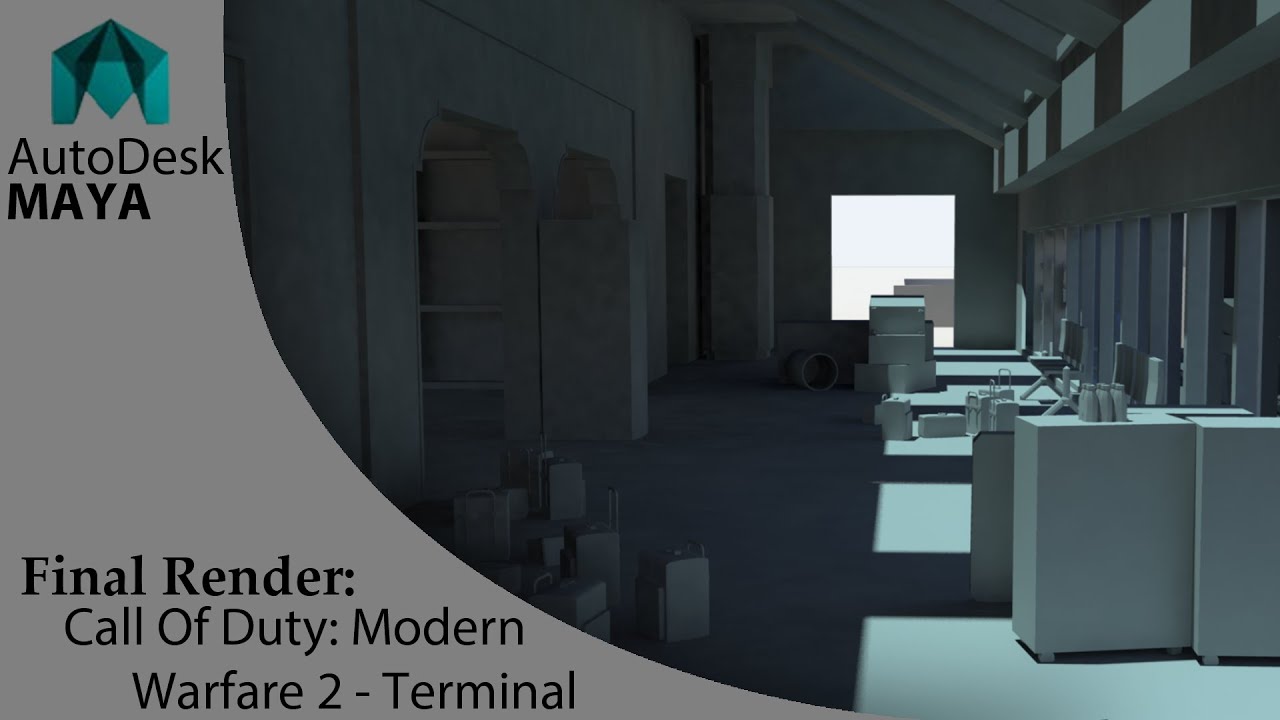 Final Render - Call Of Duty: Modern Warfare 2 - Terminal Title Sequence ...