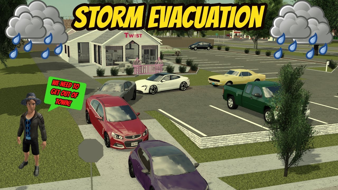 Greenville, Wisc Roblox l Storm Evacuation Rp *TRAFFIC JAMS* - YouTube