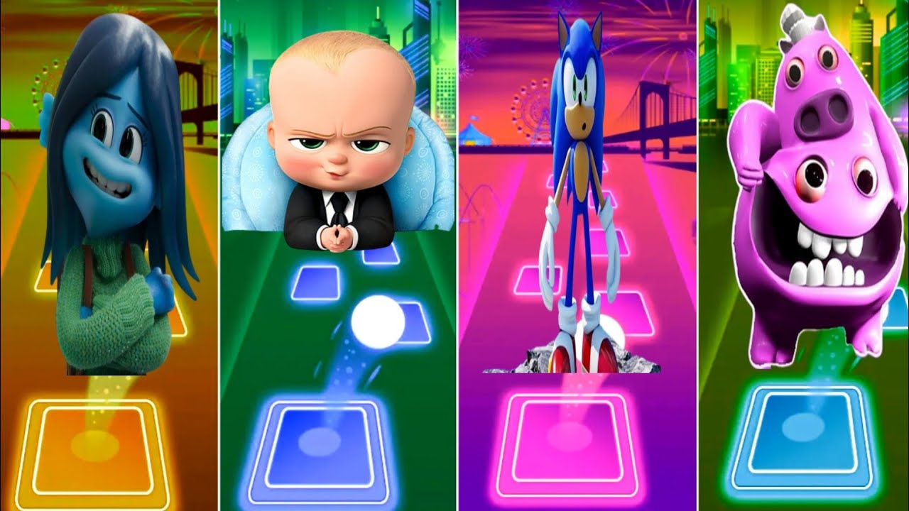 Ruby Gillman🆚Baby Boss🆚Sonic the Hedgehog🆚CHEF PIGSTER♦Who is best ...