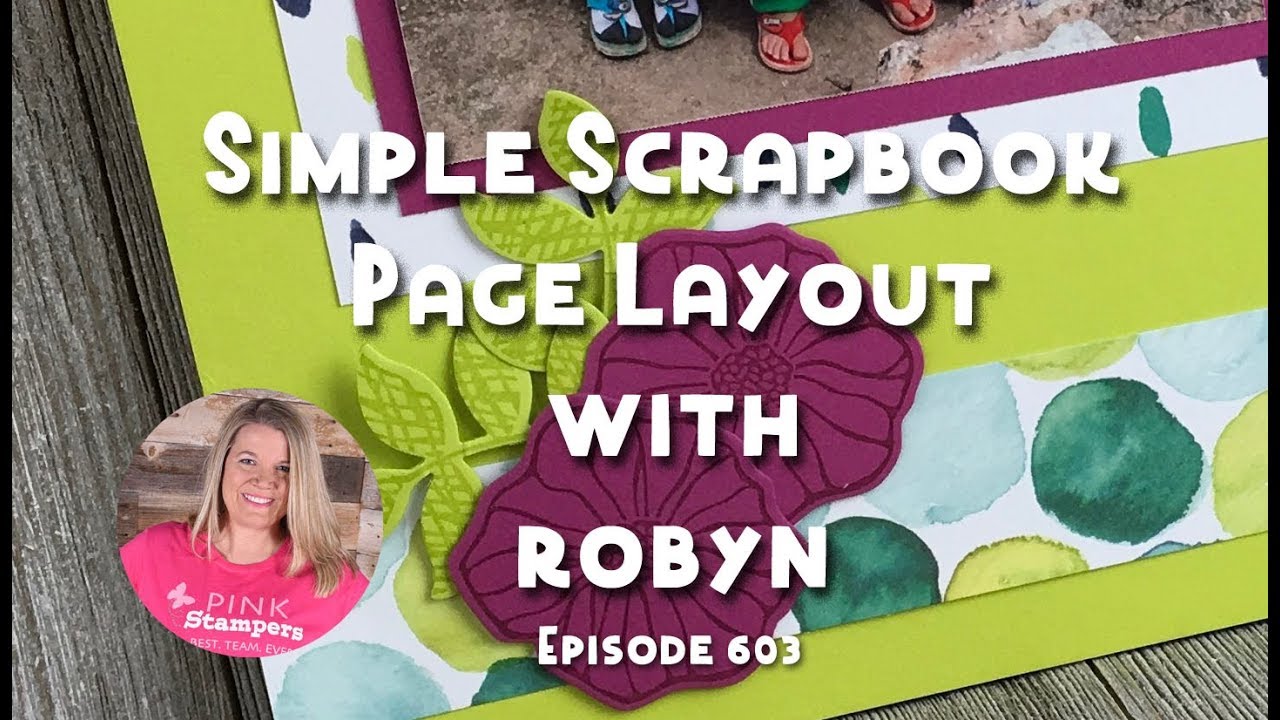 How to Make a Traditional Scrapbook Page - Episode 603 - YouTube