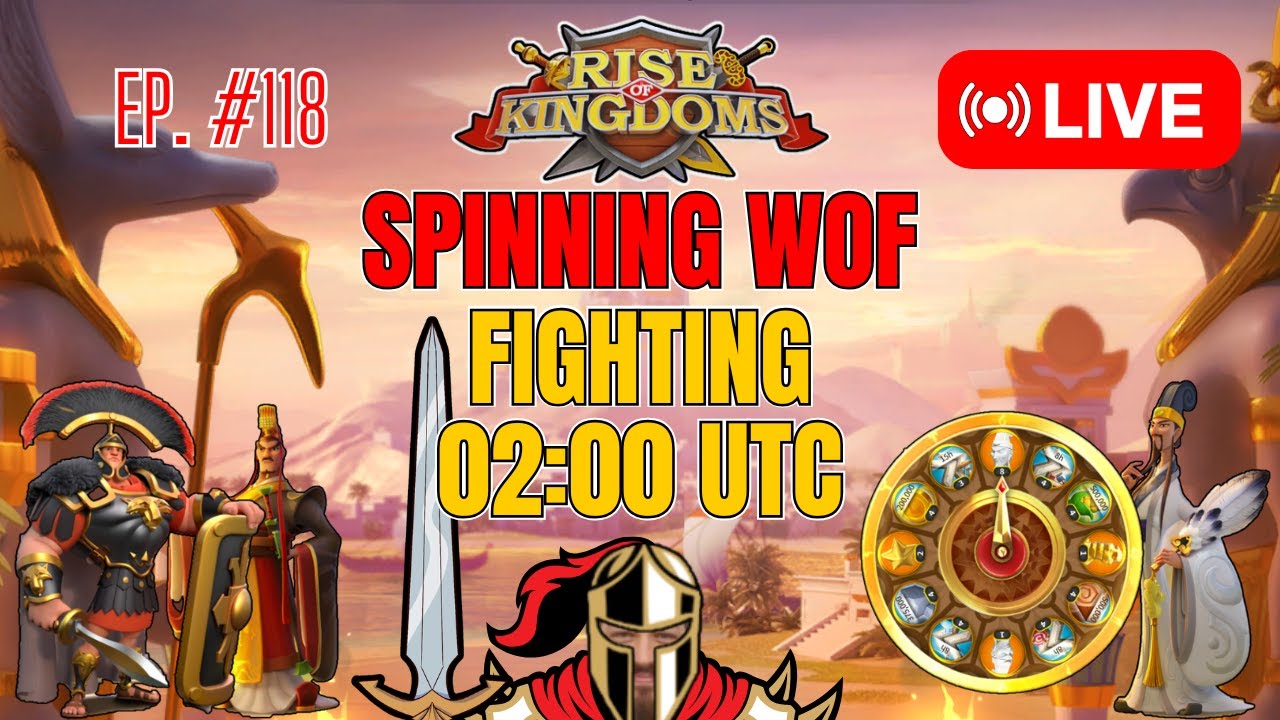 Spinning & Fighting - LIVE🔴 - Rise of Kingdoms #118 - YouTube
