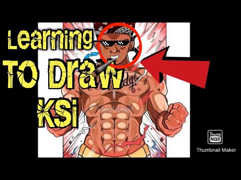 LEARNING HOW TO DRAW KSI FOR THE FIRST TIME - YouTube