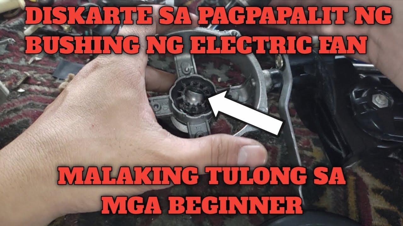 HOW TO REPLACE ELECTRIC FAN BUSHING - YouTube