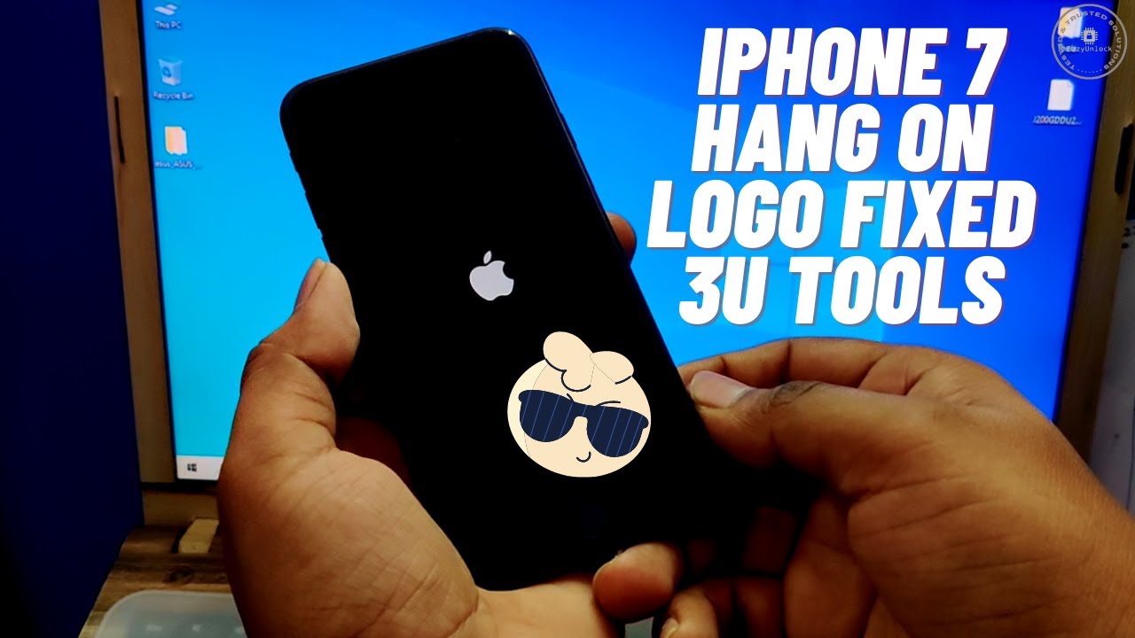 iPhone 7 Stuck Apple Logo/Hang Logo Fixed Without using iTunes - YouTube