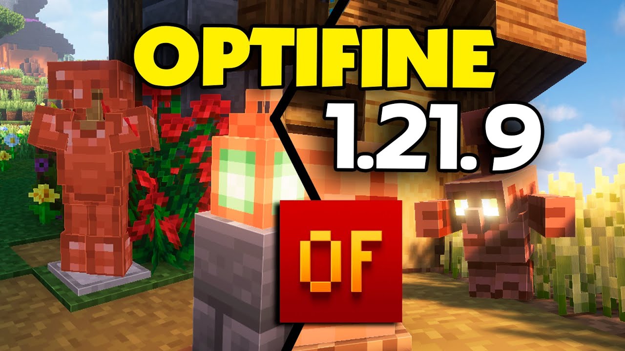 Optifine 1.21.9 Como baixar e instalar no Minecraft Java - YouTube