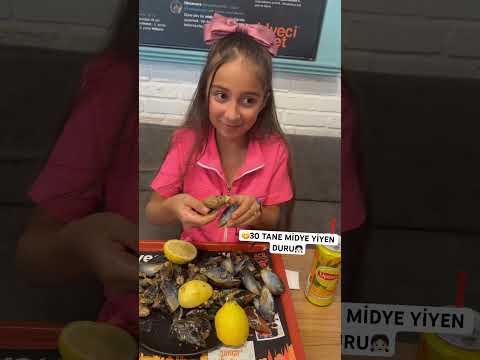 😋30 TANE MİDYE YİYEN DURU👧🏻