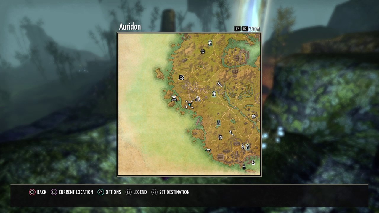 The Elder Scrolls Online: PS4 Auridon skyshard 6 - YouTube