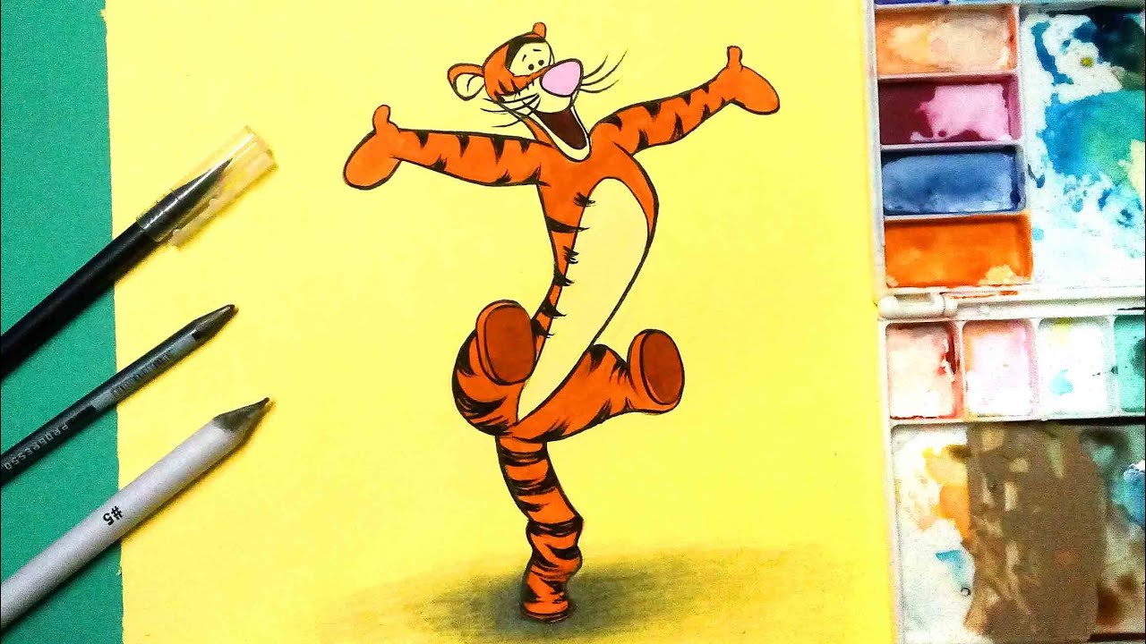 Winnie the Pooh | How to Draw Tigger - YouTube