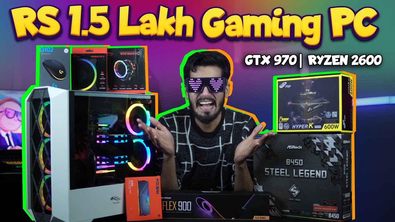 150K Gaming Pc Build Specs & Building Video By Daddu Charger Gaming ...
