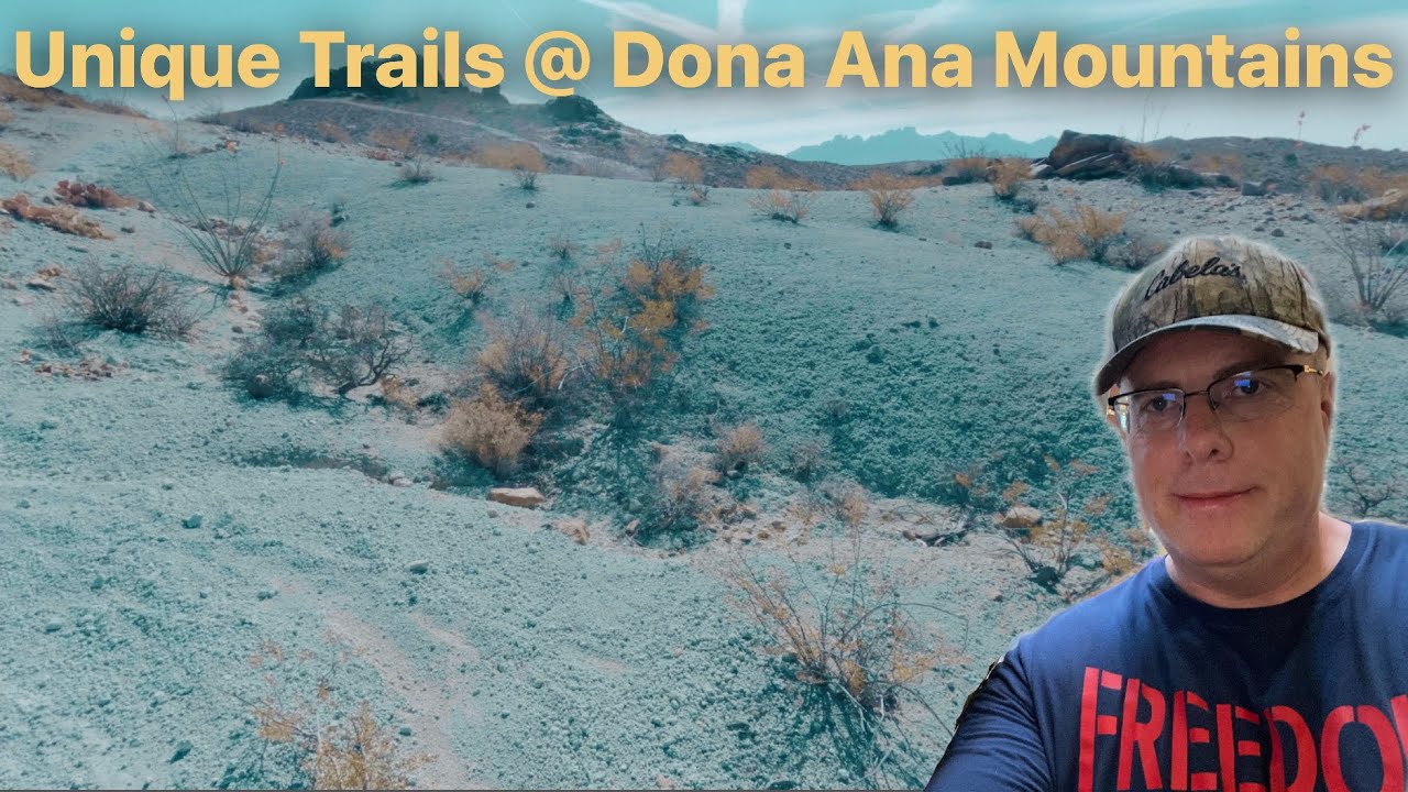 Dona Ana Mountains’ New Trail, (literal) Green Trail, Rocky Downhill ...