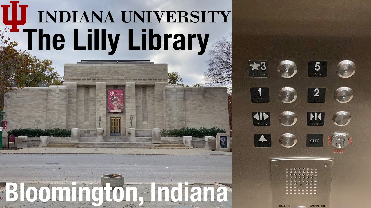 EPIC MOTOR: D.C. Hydraulic Elevator/Lift - The Lilly Library @ IU - Bloomington, Indiana - YouTube
