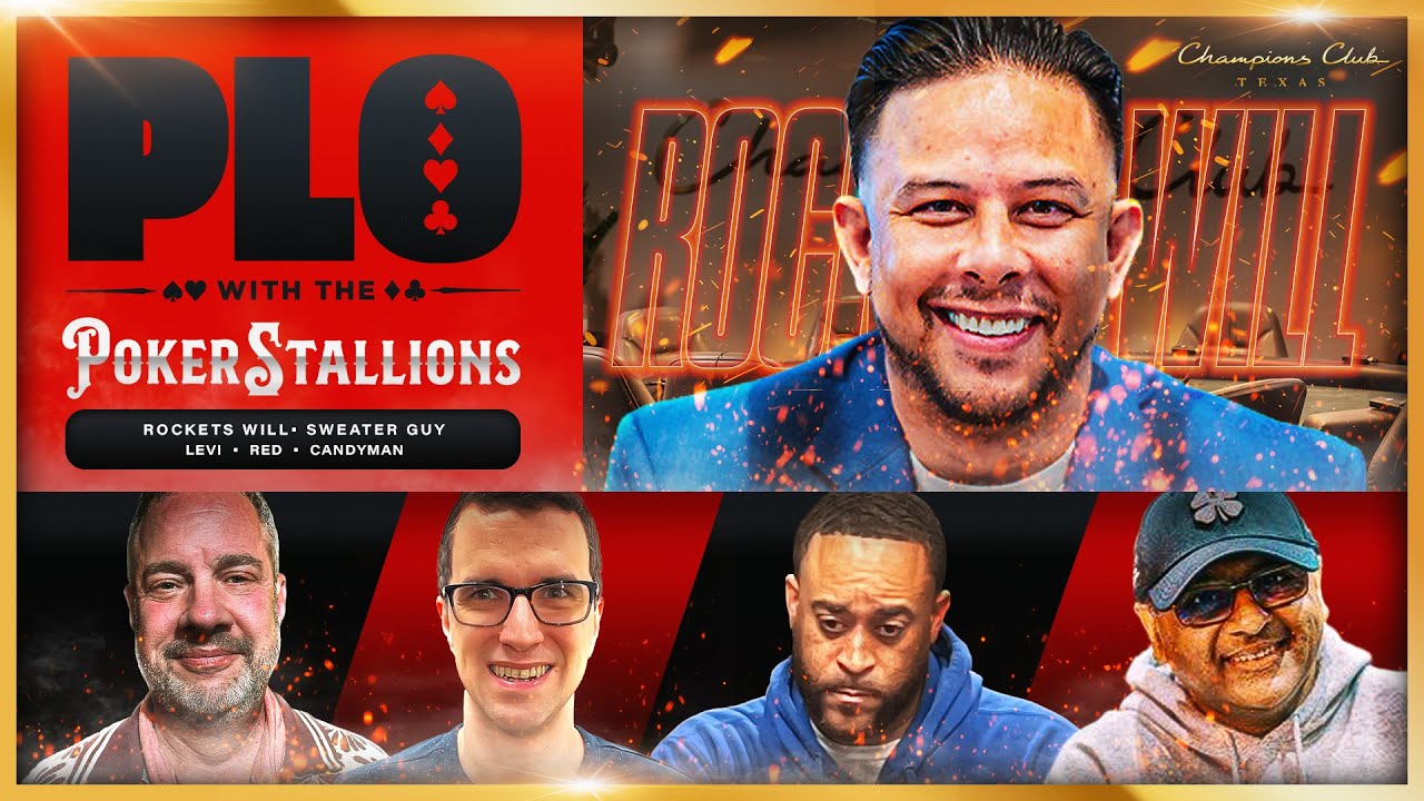 LIVE ACTION CASH PLO for $5/10/25 with Rockets Will, Sweater Guy, Levi ...