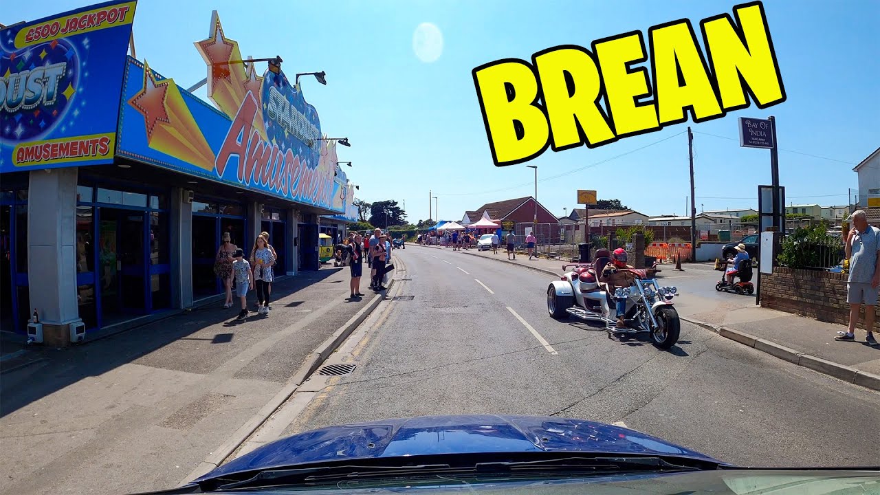 Brean Holiday Village Drive (25 C) - Burnham on Sea - YouTube