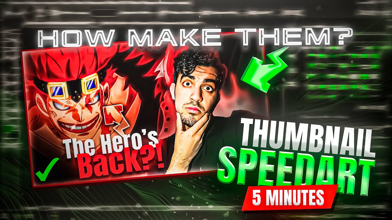 How to Make YouTube Thumbnail Backgrounds Like a Pro! (Speedrun) - YouTube