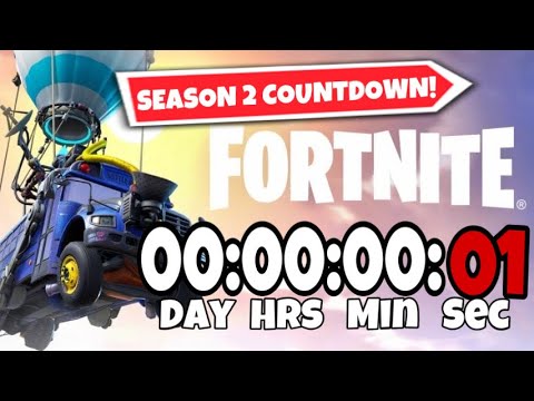 FORTNITE CHAPTER 3 SEASON 2 LIVE COUNTDOWN TIMER LIVE🔴 24/7 FORTNITE ...