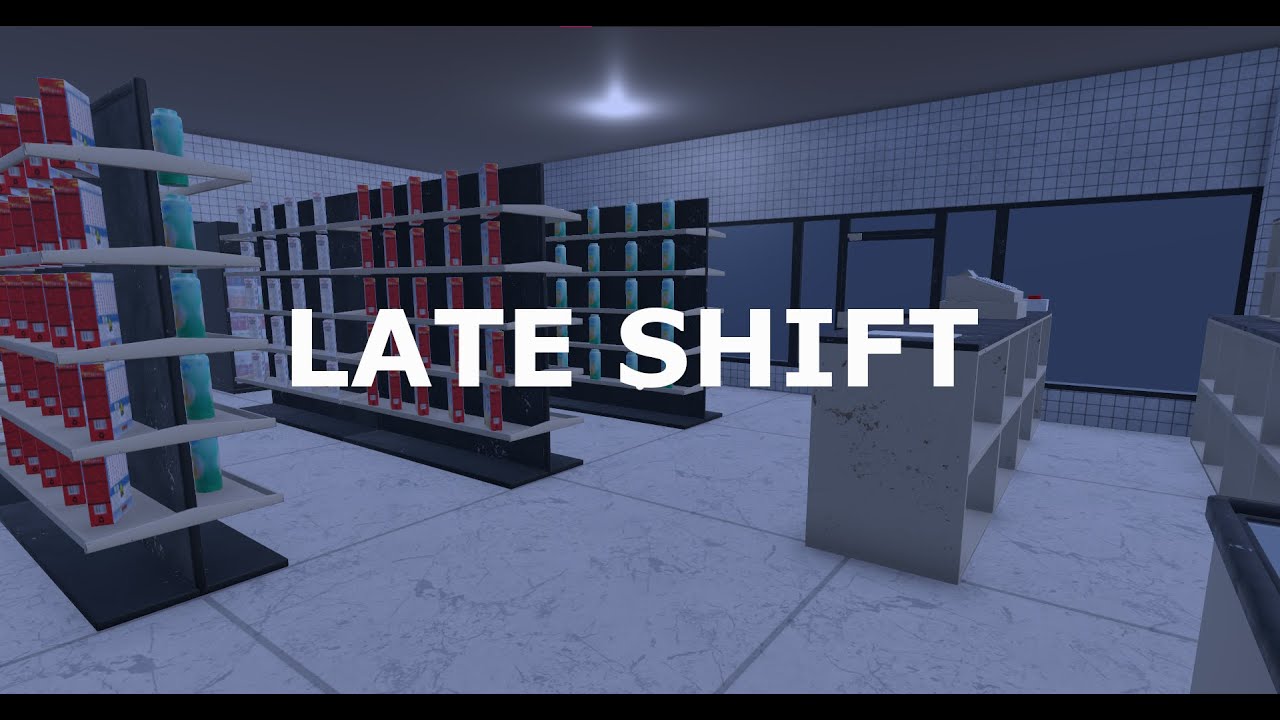 creepy late shift horror game - YouTube