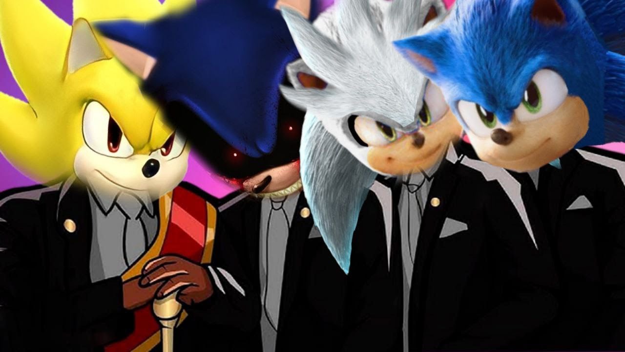 Yellow sonic & Sonic EXE & Silver sonic & Sonic - Meme Coffin Dance ...
