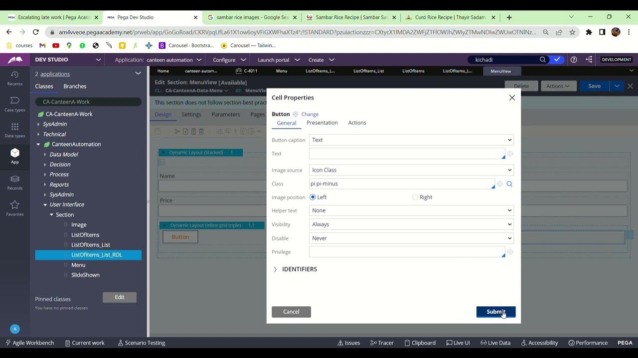 Increment And Decrement Counter on Button Click in pega (AJ) - YouTube