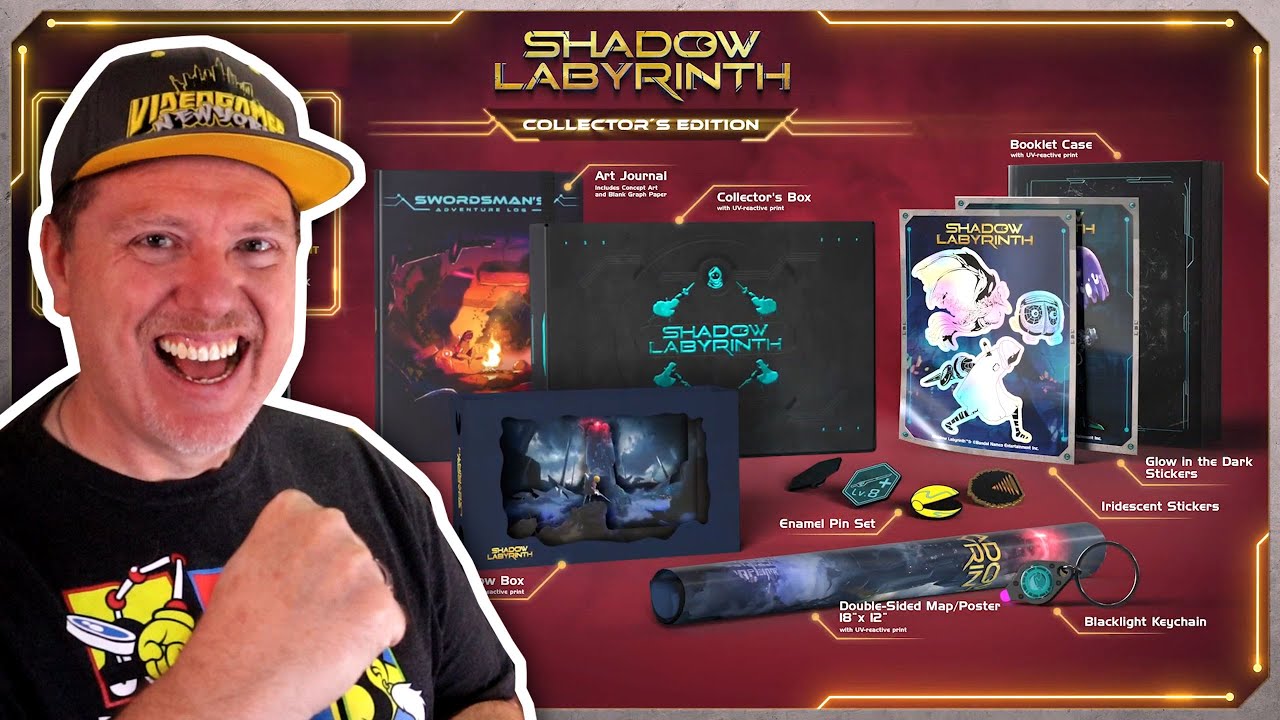 Pac-Man SHADOW LABYRINTH Collectors Edition | ALL the TOYS! - YouTube