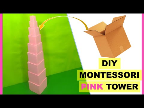 How To Make Your Own Montessori Pink Tower