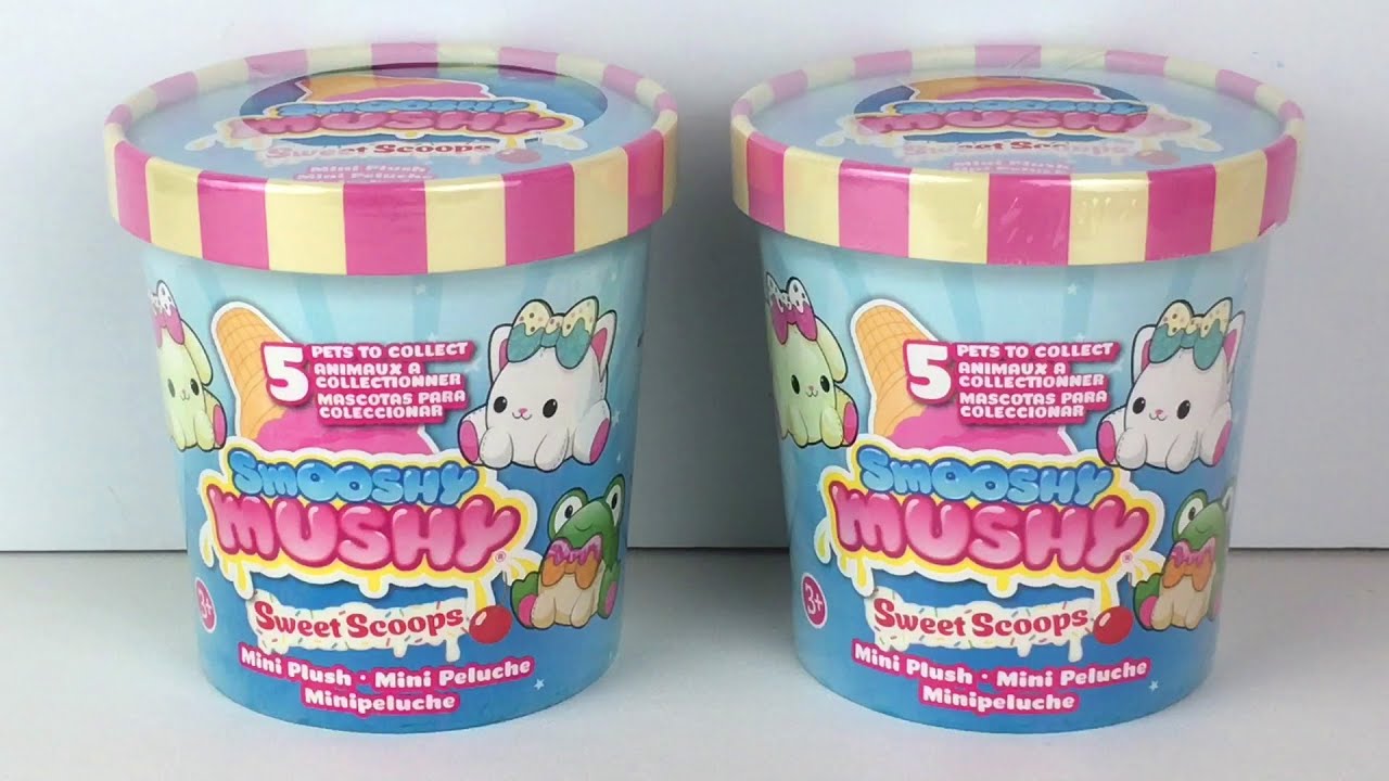 $10 Tuesday: Smooshy Mushy Sweet Scoops Mini Surprise Plush Unboxing ...