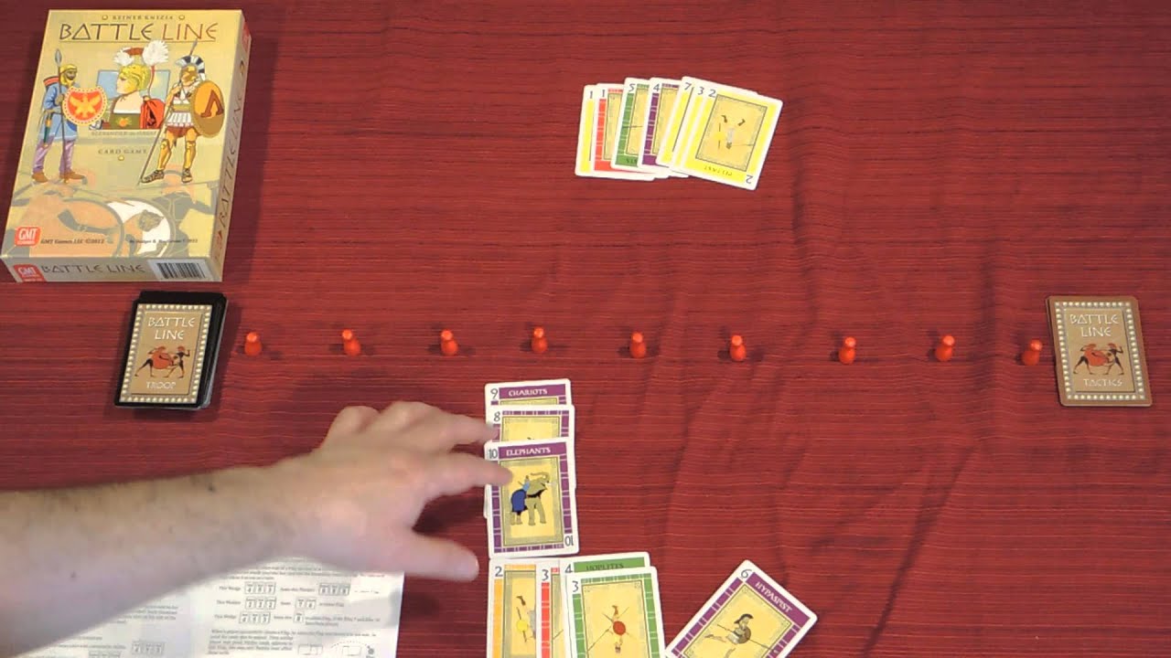 BATTLE LINE Card Game Quick Walkthrough w/ Doron - YouTube