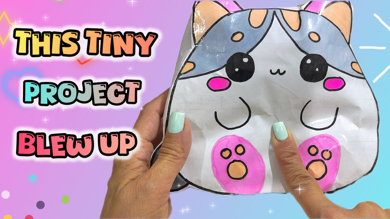🐱 DIY Squishy Cat from Paper | This Tiny Project BLEW UP! 💥😍 - YouTube