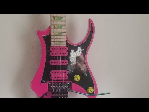 Pink Flamethrower Aka Traveler Guitar - YouTube