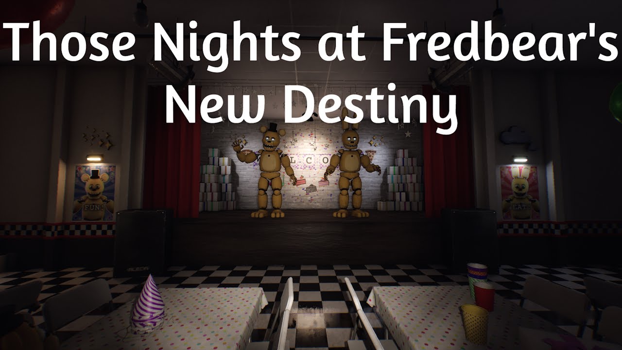 Those Nights at Fredbear's: New Destiny Walkthrough | Night 1 - YouTube