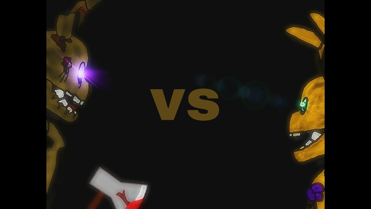 Springtrap vs spring bonnie - YouTube