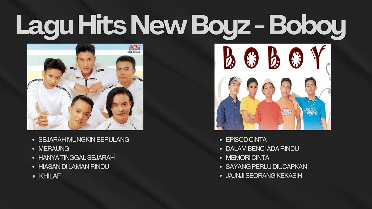 Kumpulan Hits New Boyz - Boboy Music Kualitas Bagus - YouTube